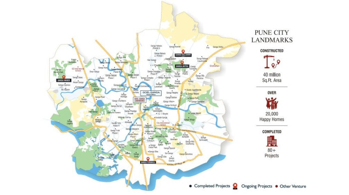 Ganga Amber in Tathawade, Pune by Goel Ganga developers ...