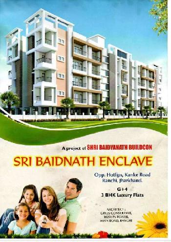 3 BHK 1495 Sq.ft. Apartment for Sale in Kanke Road, Ranchi (REI1031704)